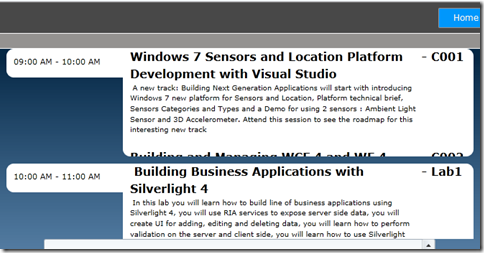 Silverlight 4.0 Tutorial (6 of N): Working with the ItemsControl